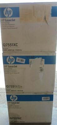3x HP Q7551XC Q7551X 51X Toner f. HP Laserjet P3005 M3027 mfp M3035 mfp ...