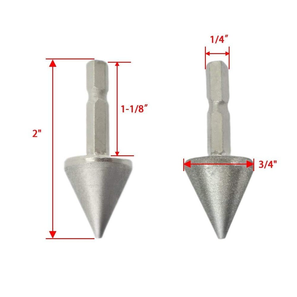 2Pack Woodworking Mortise Chisel Bit Sharpening Tool For Square Hole ...