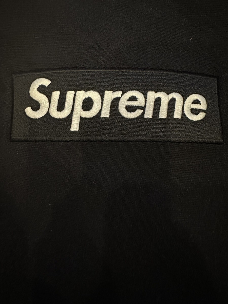 Supreme Box Logo Crewneck (FW18) Black Large L 100% Cotton Supreme Box Logo Crewneck (FW18) Black Large L 100% Cotton