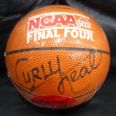 CURLY NEAL SIGNED - MINI BASKETBALL - JSA AUTHENTICATION - HARLEM ...