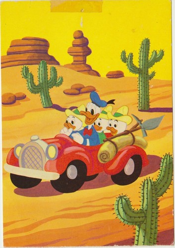 DISNEY CARTOLINA PAPERINO E QUI QUO QUA - 1973 | eBay