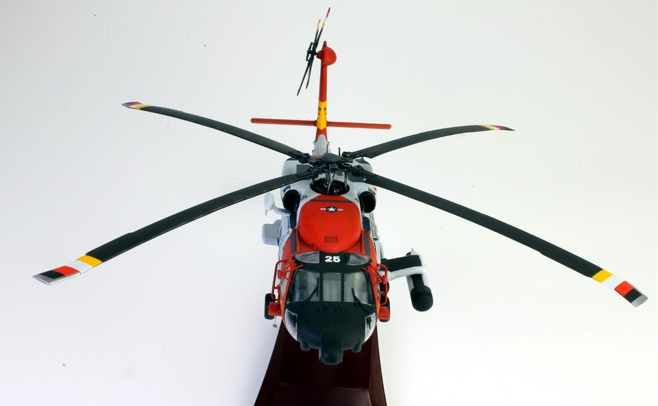 (Pre-Order) RARE HH-60J US Coast Guard /w Display Stand 1:48 Pro Built ...