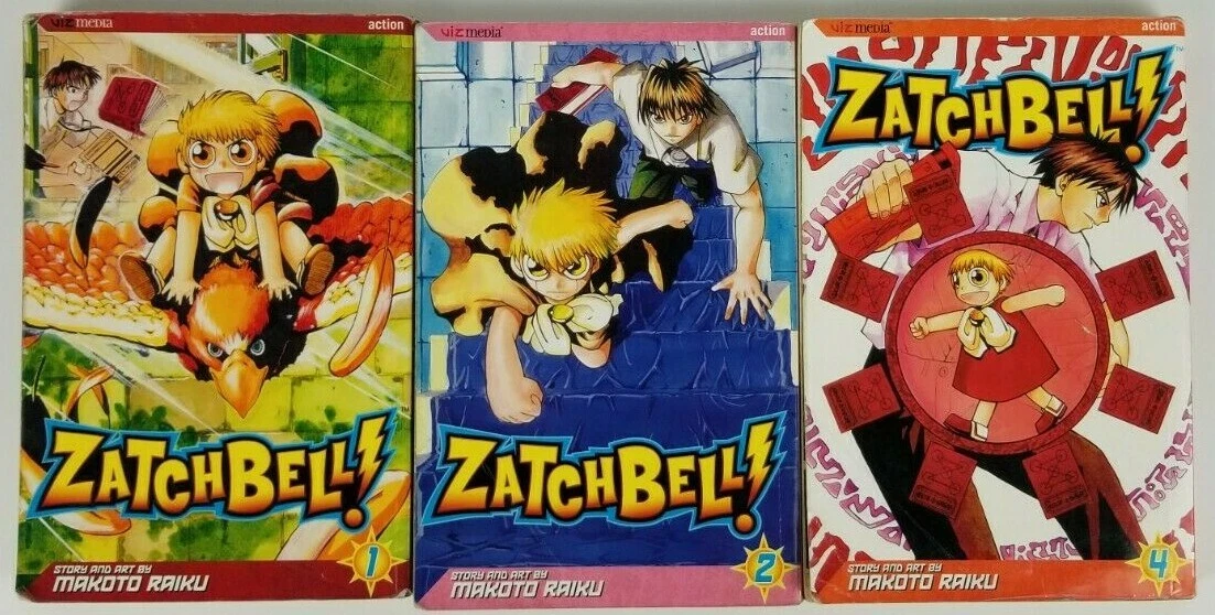 Zatch Bell! #4 - Manga by Makoto Raiku (2005) First Printing, First Edition, OOP resende.rj.gov.br