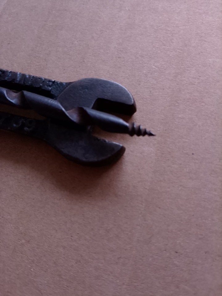 RARE ANTIQUE VINTAGE SPANNER WRENCH THE DEFIANCE Rd No 28709 UNUSUAL ...