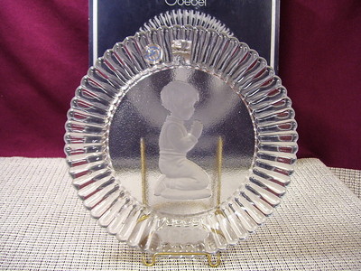 Goebel Annual Crystal Glass Plate 1979 NIB | eBay