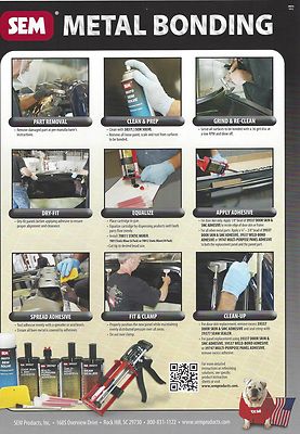 SEM 39337 Door Skin & SMC Fiberglass Adhesive 7 oz Cartridge | eBay