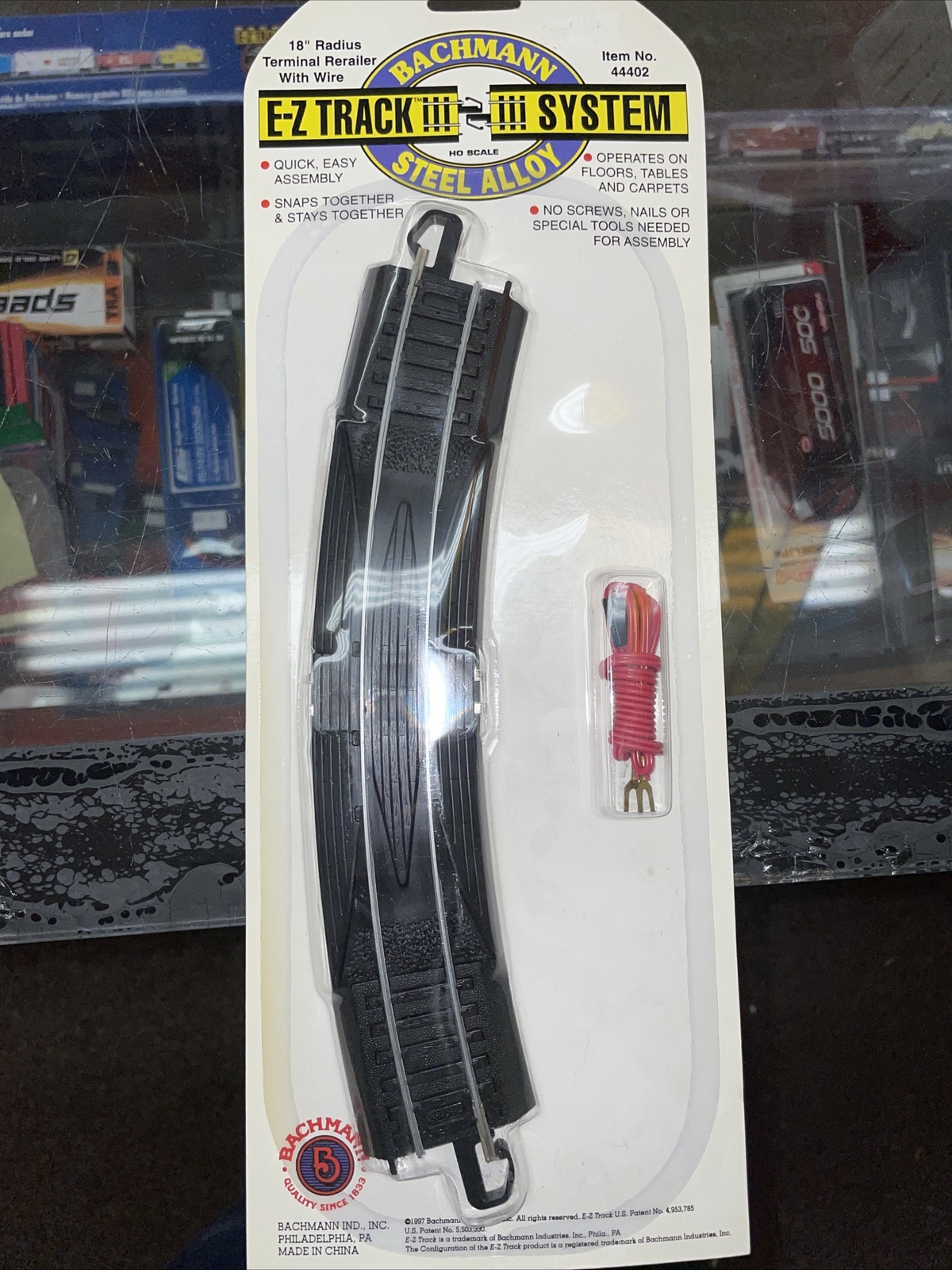 Bachmann 44402 HO Scale E-z Track 18 Radius Curved Terminal Rerailer ...