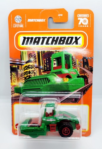 Matchbox 2023 Green MBX Construction Road Steam Roller Toy New | eBay