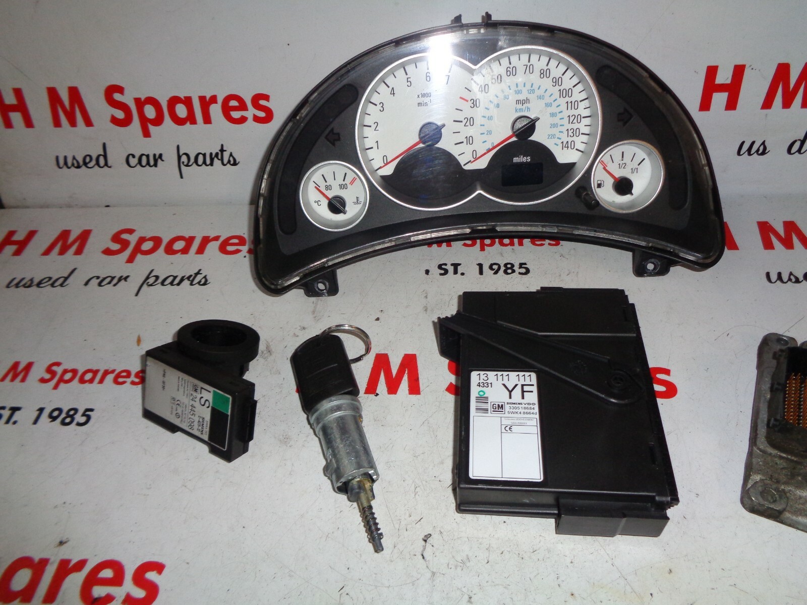 VAUXHALL CORSA C 1.4 Z14XEP ECU KIT QD 1039S02974 24420560 2004/2005 ⭐ ...