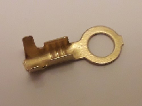 NON INSULATED BRASS RING EARTH CRIMP TERMINALS 2mm 3mm 4mm 5mm 6mm 8mm ...
