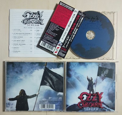 (Logo Case) OZZY OSBOURNE - Scream - 2010 JAPAN CD OBI + Bonus Track ...