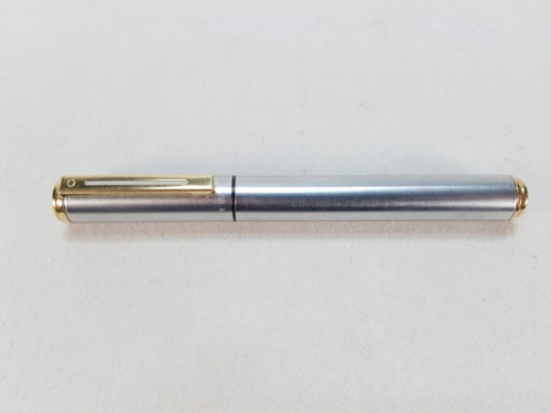 Vintage Sheaffer Roller Ball Point Stain Brushed Chrome Gold Accents ...
