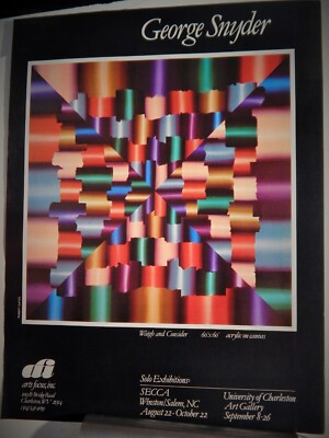 GEORGE SNYDER ART PIECES VTG ORIG 1980 ADVERTISEMENT | eBay