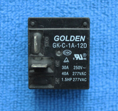 GK-C-1A-12D GOLDEN Power Relay 30A 250VAC 4 Pins x 2PCS NEW | eBay