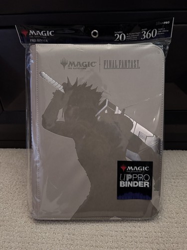 Ultra-Pro - Final Fantasy - Premium Zipper 9-Pocket Binder - Cloud MTG ...