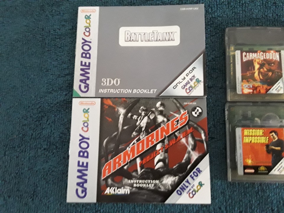 Nintendo Gameboy Color Games Bundle Action | eBay UK