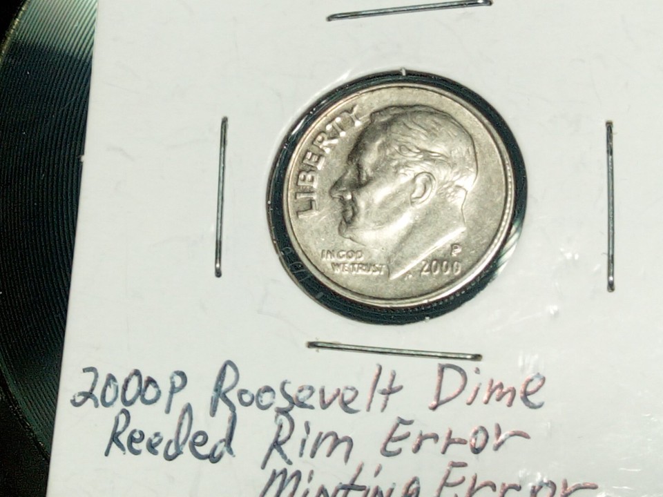 Mint Error Coin Roosevelt Dime 2000 P REEDED RIM | eBay
