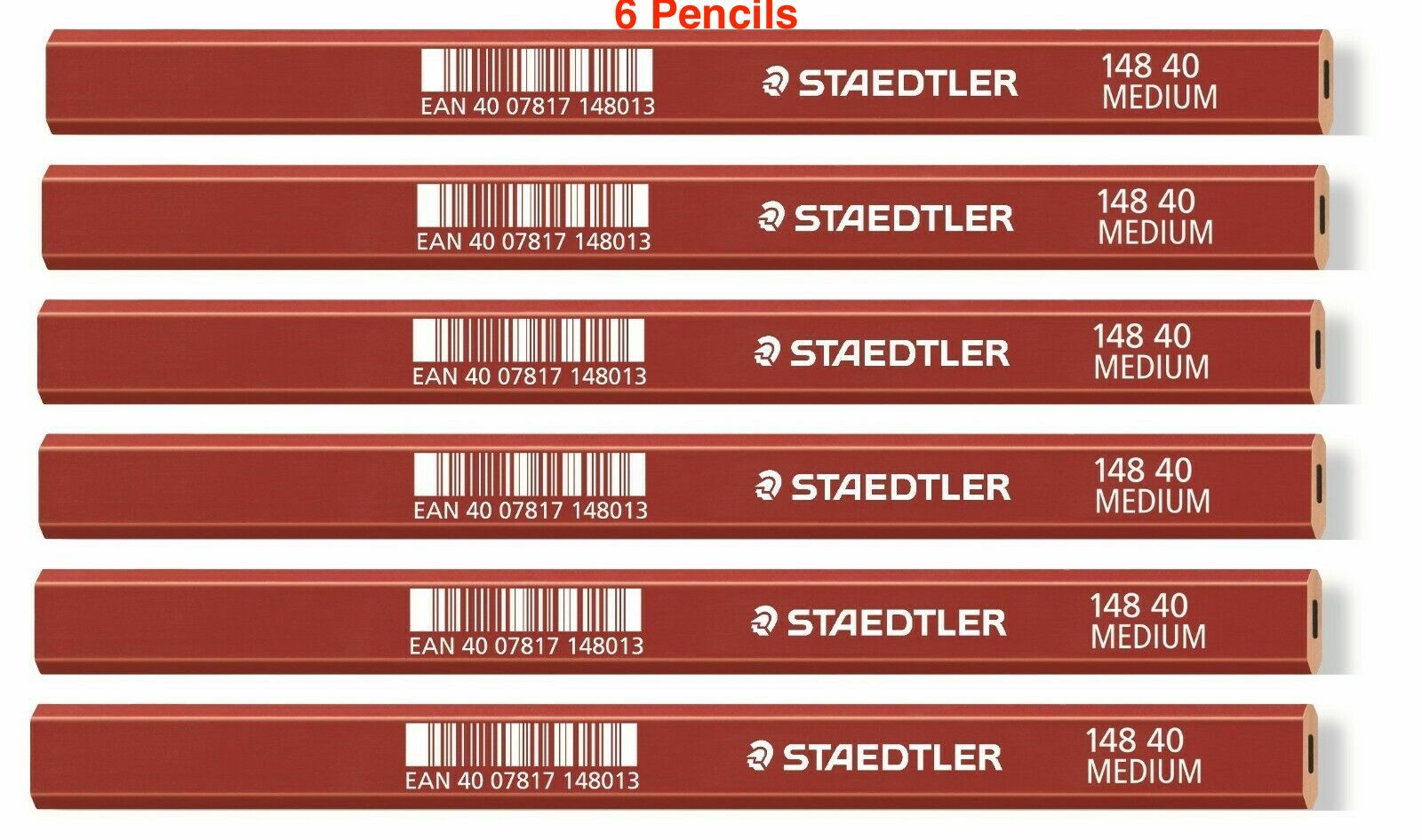 Staedtler Carpenters Pencils Woodwork Builders Lead Wood Marking ...