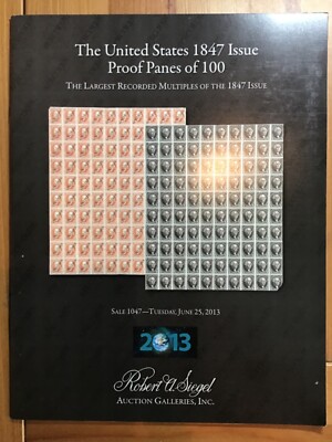 Siegel 1047 The United States 1847 Issue Proof Panes | eBay