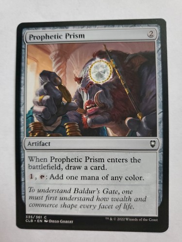 MTG Magic The Gathering Card Prophetic Prism Artifact Commander Legends ...