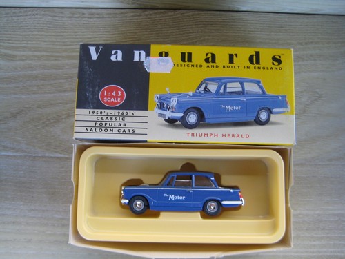 VANGUARD MODELS VA5006 TRIUMPH HERALD MONTE CARLO PRESS CAR 1/43 MINT ...