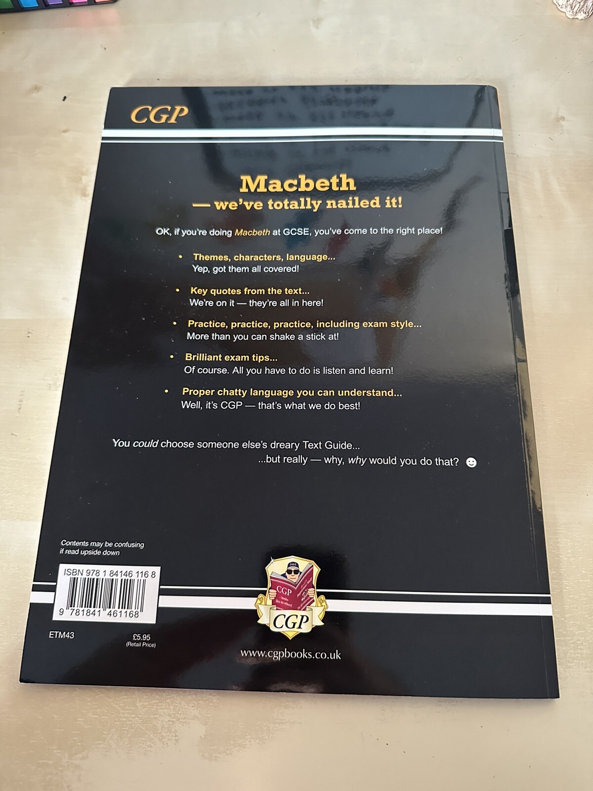 CGP GCSE english macbeth text guide | eBay