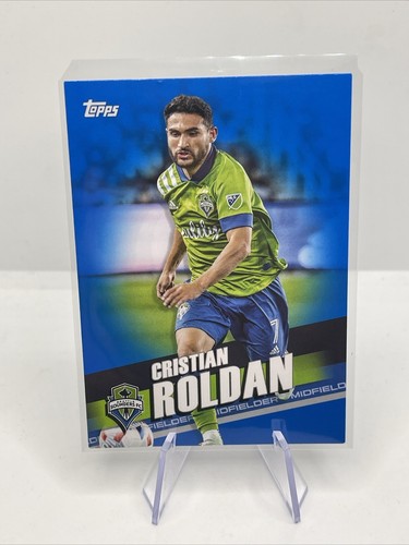Cristian Roldan 2022 Topps MLS Blue Parallel/99 Seattle Sounders | eBay