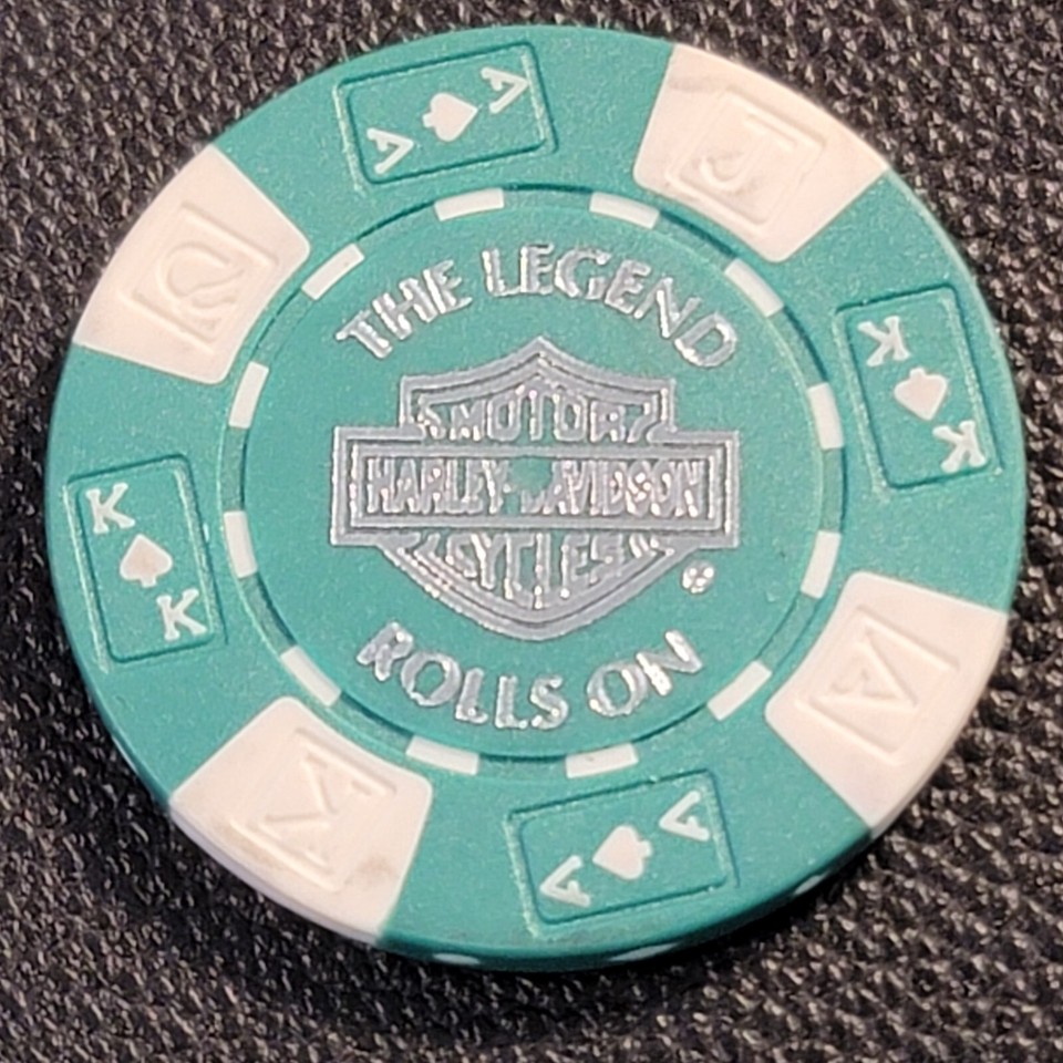 STURGIS HD ~ SOUTH DAKOTA (Green AKQJ) Harley Davidson Poker Chip | eBay