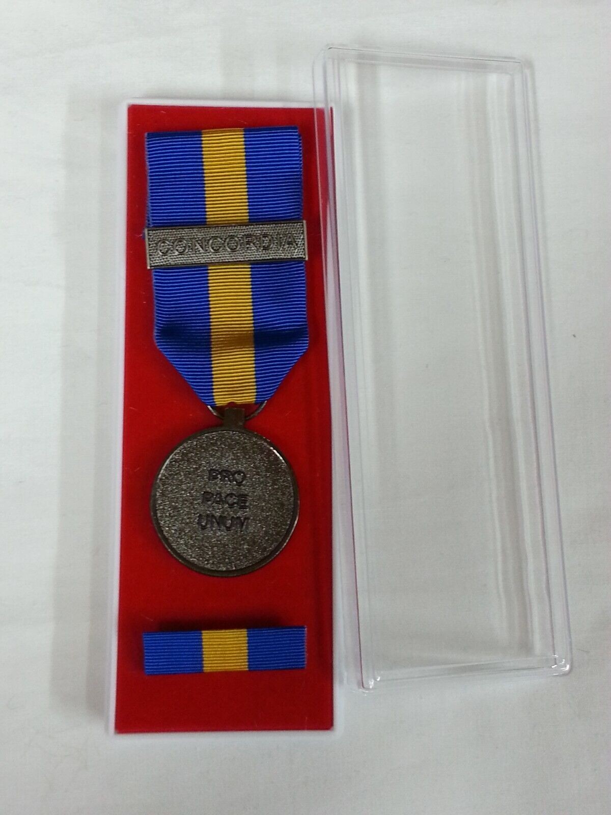 Medal Operation Concordia Eufor Mission European Union + Box Tin | eBay UK