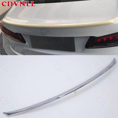 For Acura TLX 2015-2020 Chrome Silver Rear Trunk Spoiler Wing Lip Strip ...