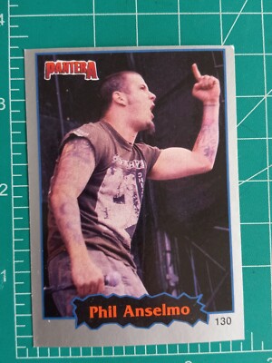 1997 Ultra Figus Argentina Rock Card Sticker PHIL ANSELMO PANTERA | eBay