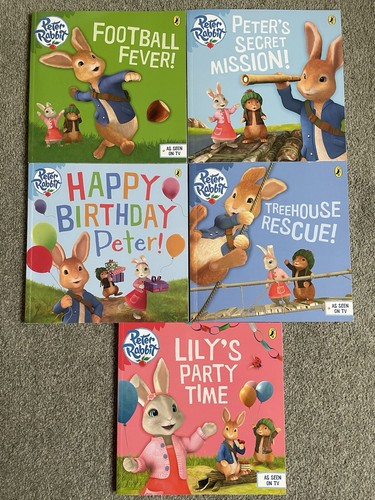 The Peter Rabbit Club: x 5 books bundle: Football Fever, Treehouse ...