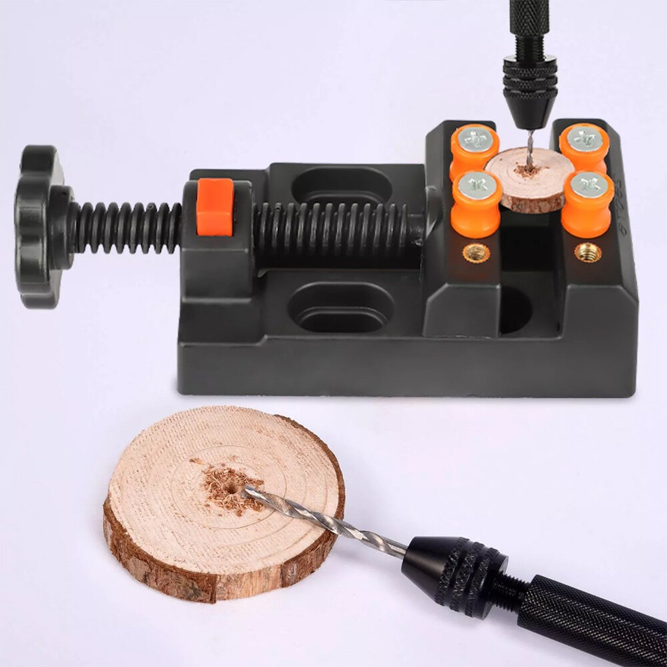 60X Mini Micro Hand Drill Bits Set Small Manual Keyless Chuck Pin Vise ...
