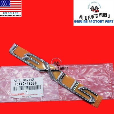 GENUINE LEXUS 04-09 RX330 RX350 RX400h REAR BACKDOOR HATCH NAMEPLATE ...