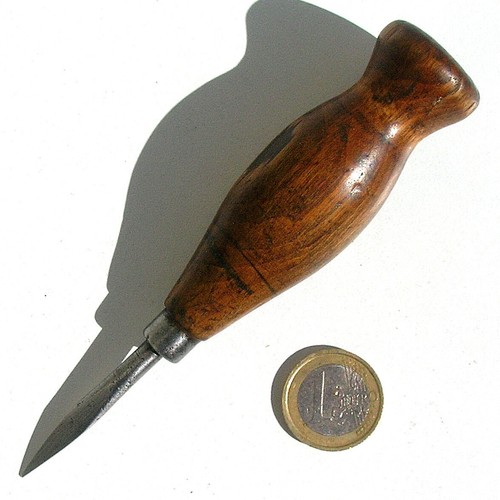 ANTIQUE ALENE POINCON SHOEMAKER STUFFER TOOL LEATHER COBBLER AWL | eBay