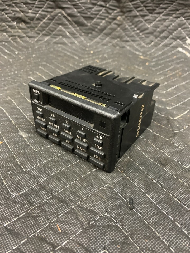 BMW E34 E32 On Board Computer OBC 16 Button 1389619 For Parts or Repair ...