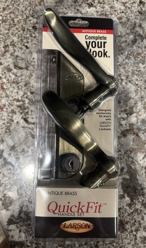 Larson Quick Fit Handle Set, Antique Brass, 20297820 (NEW) | eBay