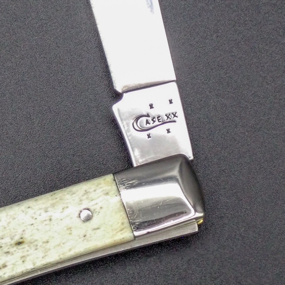 2006 CASE XX Pocket Knife 31048 SS SLIMLINE BAREHEAD TRAPPER Natural ...