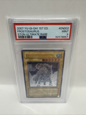 Frostosaurus Ultimate Rare STON-EN002 1st Edition PSA 9 Yugioh | eBay