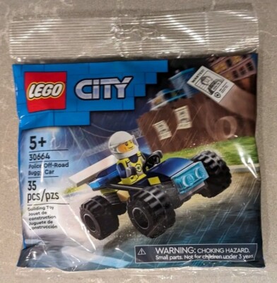 LEGO 30664 Police Off-Road Buggy Car City New Sealed Polybag Free ...