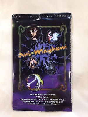 Ani-Mayhem Set 1 new sealed booster pack TCG Armitage DominionTank ...
