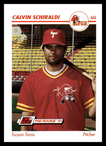 1991 Line Drive AAA #610 Calvin Schiraldi Tucson Toros Baseball Card | eBay