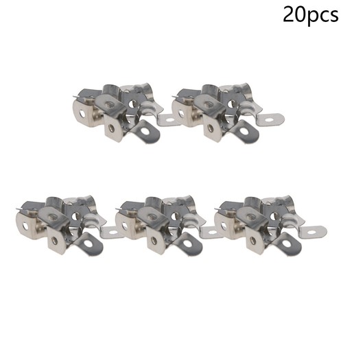 5-14mm Two Hole Pipe Strap Clamp Fastener Stainless Steel U-Tube ...