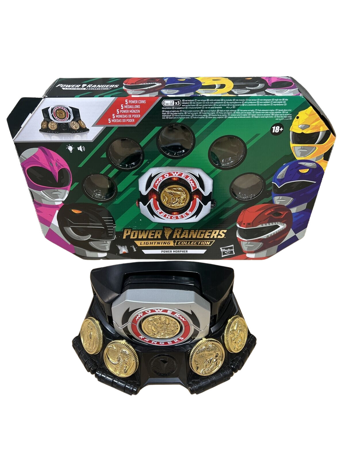 Hasbro Power Rangers Lightning Collection Mighty Morphin Power Morpher ...