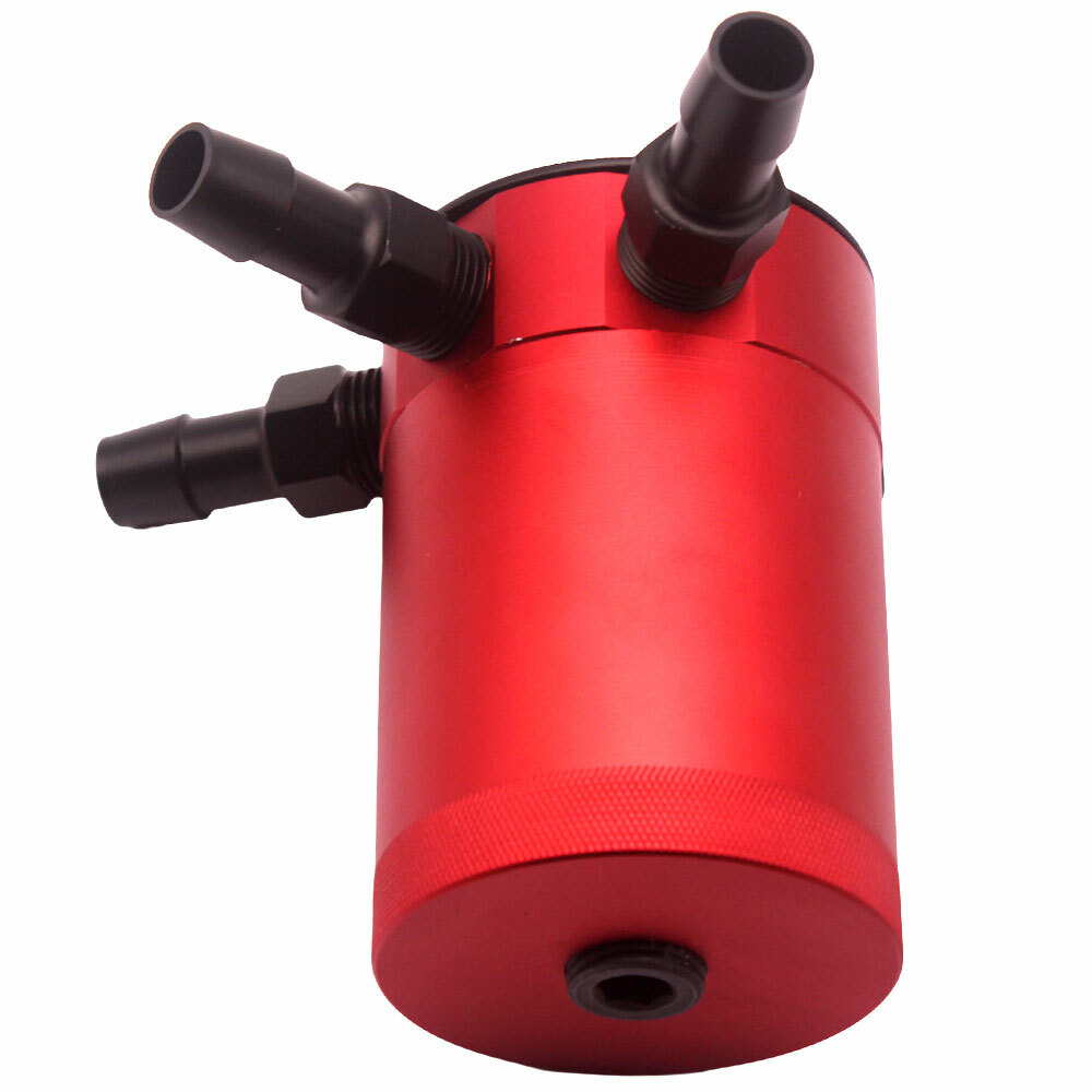 Universal Racing Baffled 3-Port Catch Can Tank Reservoir Air-Oil ...