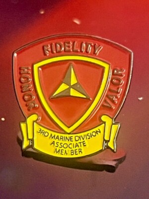 3rd Marine Division Associate Member Hat Lapel Pin | eBay