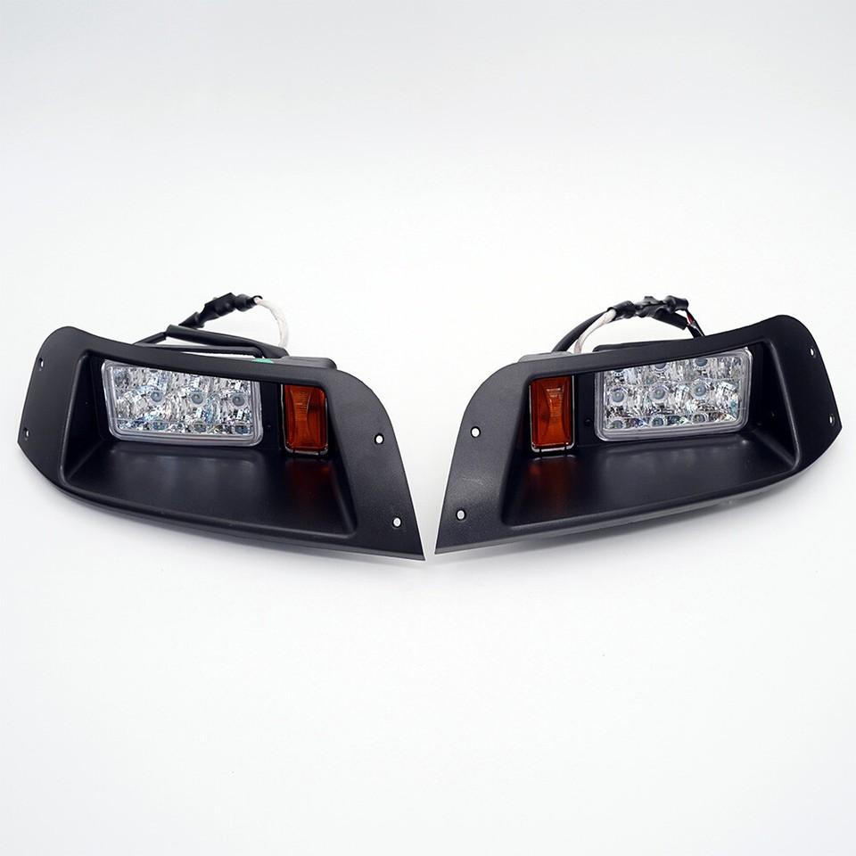 12V Full Light Kit with Turn Signal Switch EZGO TXT Cart LED for G&E 96 ...