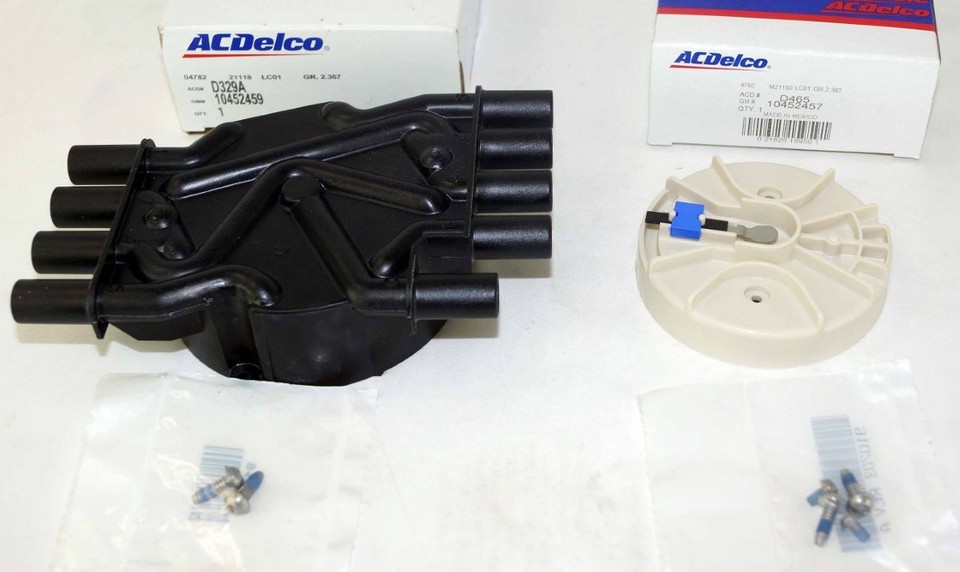 Genuine OEM ACDelco Distributor Cap and Rotor Kit D329A D465 Vortec-8 ...