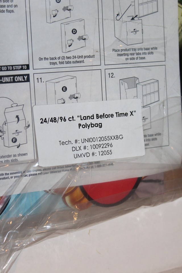 SEALED 2003 Land before Time Cartoon & Beethoven Movie Store Display ...