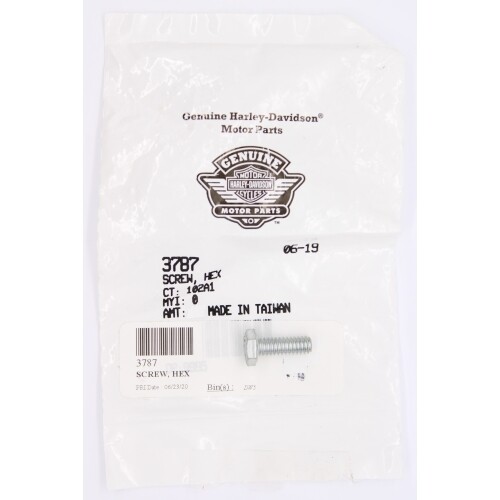 Harley-Davidson Hex Screw Part Number - 3787 | eBay